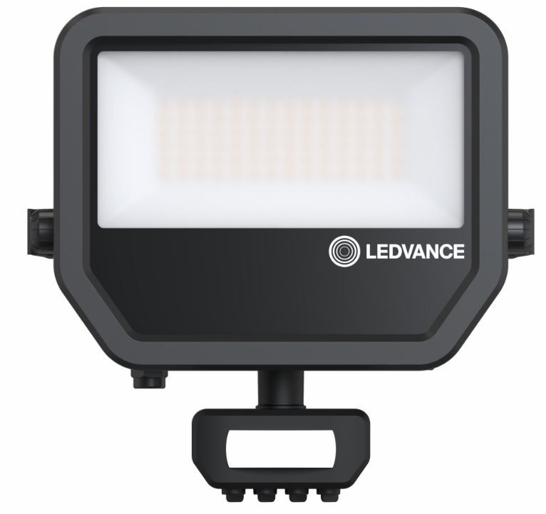LEDVance GEN4 Flood SENSOR 50, 41W/27W, 5500lm/3670lm, 3000K BLACK, IP65
